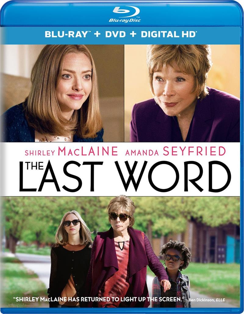 The Last Word Shirley MacLaine Amanda Seyfried Anne Heche Blu ray
